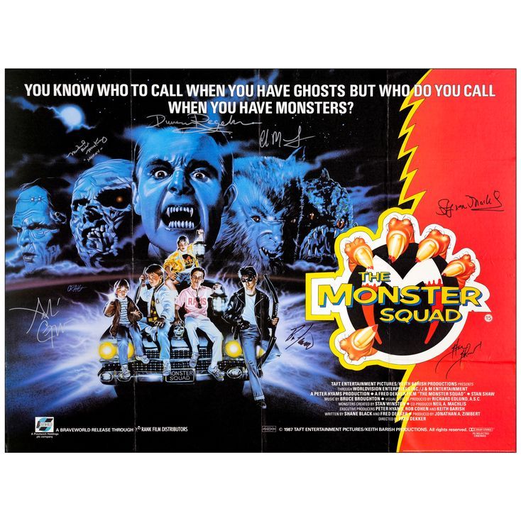 863. British Quad (40 x 30 ) Signed by Andre Gower, Ryan Lambert, Stephen Macht, Stan Shaw ...