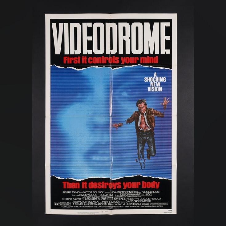 Lot 589 - Online Poster Auction - US One-Sheet, 1983 | VIDEODROME (1983)