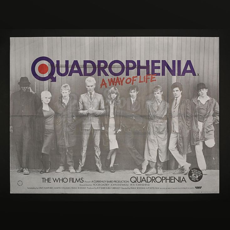 UK Quad Poster (1979) | QUADROPHENIA (1979)