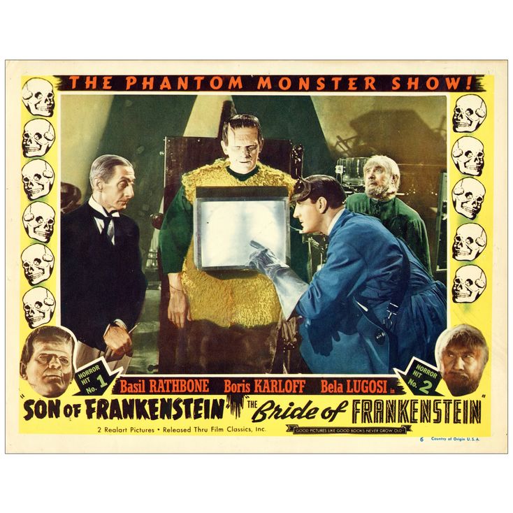 Lot 649 - Lobby Card (11 x 14) Very Fine- | SON OF FRANKENSTEIN/BRIDE ...