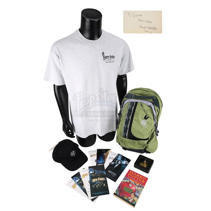 Collection of Crew Gifts, Autographed Book and Screening Tickets | HARRY POTTER FRANCHISE (1997 ...