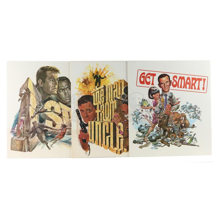 Three NBC 1960s Promotional Posters | GET SMART (1965-1970)