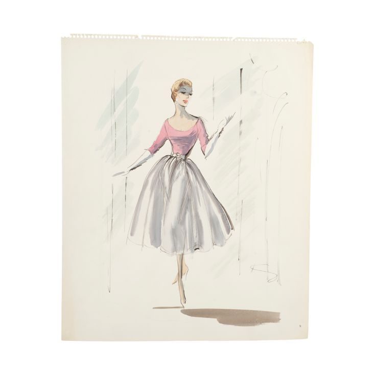 Lot 1299. Hand-Painted Edith Head Madeleine ElsterJudy Barton (Kim ...