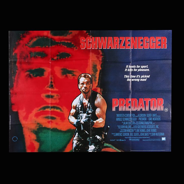 Lot 125 - Cinema Poster Live Auction - UK Quad, 1987 | PREDATOR (1987)