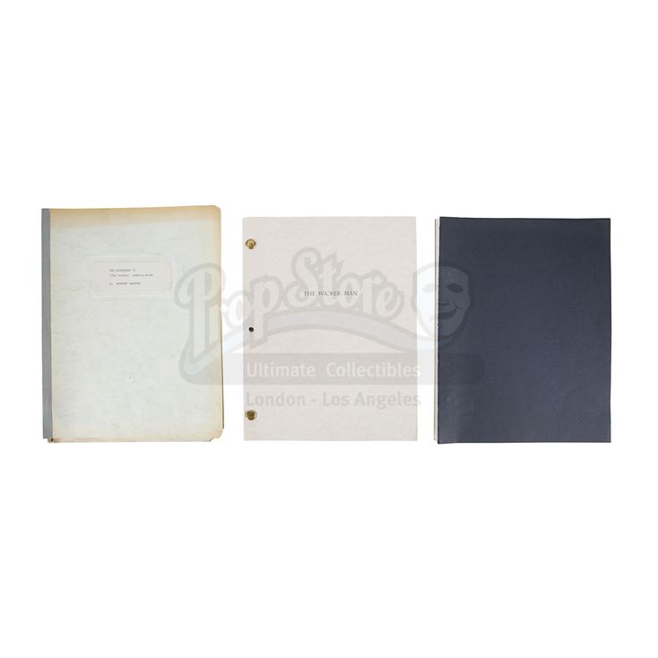 Sir Christopher Lee Personal Scripts | WICKER MAN, THE (1973), WICKER ...