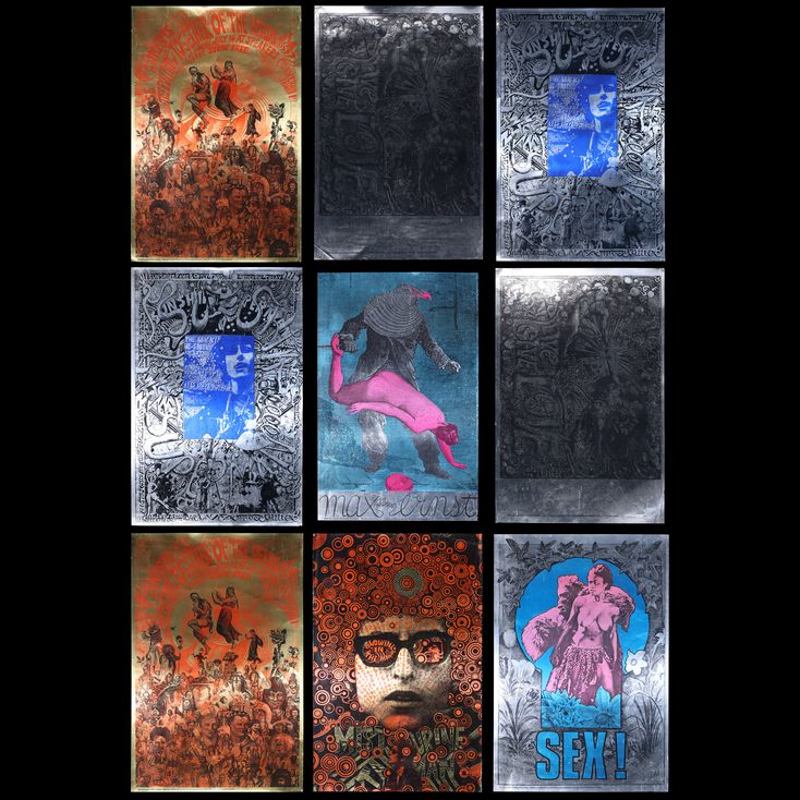 291. Collection of Nine Posters by Martin Sharp ### PSYCHEDELIA (1967-1968)