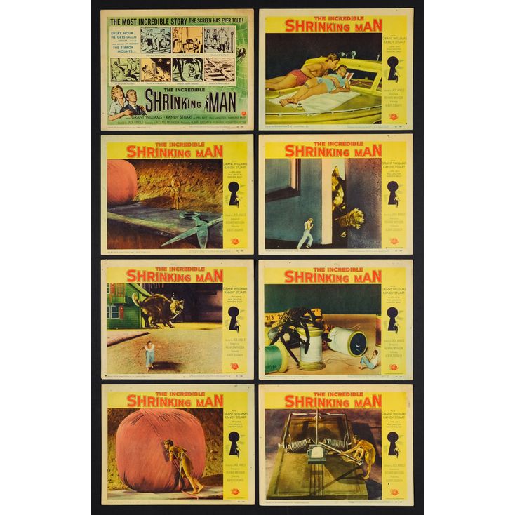 498. THE INCREDIBLE SHRINKING MAN - Lobby Card Set (8) (11 x 14) The ...