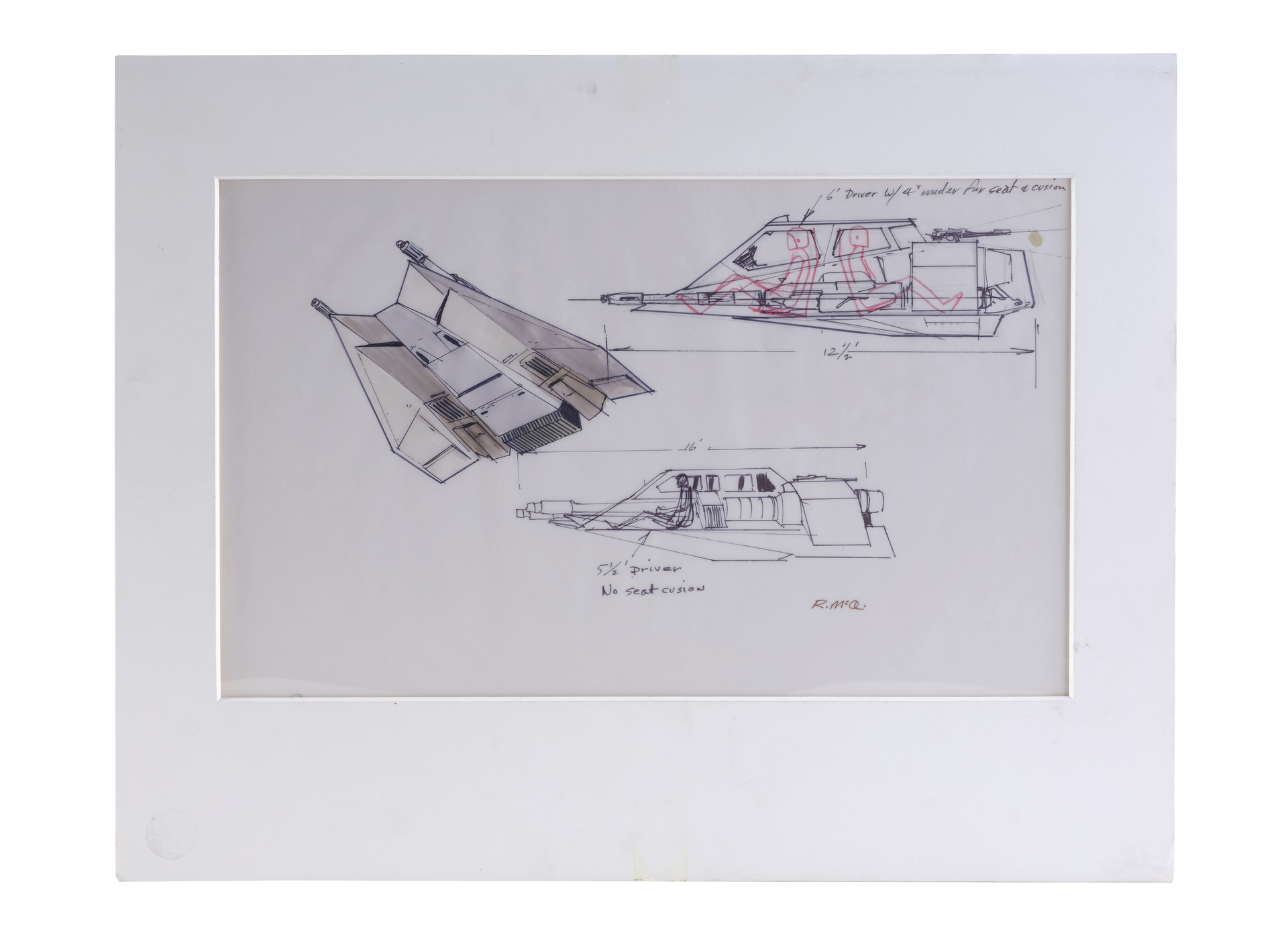 Lot # 402: Star Wars: The Empire Strikes Back (1980) - Hand-Drawn Ralph ...