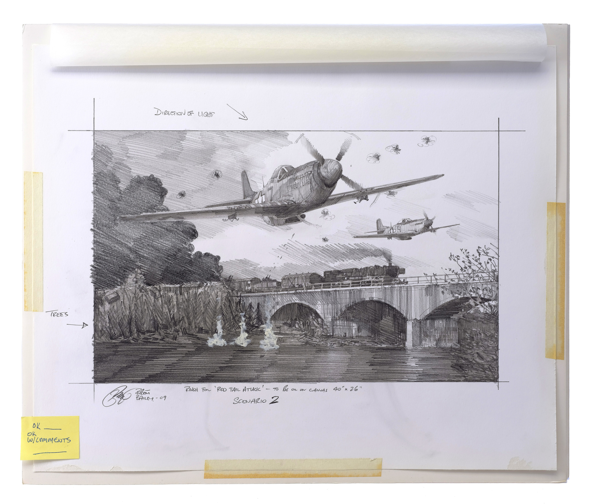Lot # 1771: Red Tails (2012) - J.W. Rinzler Collection: Pair of Hand ...