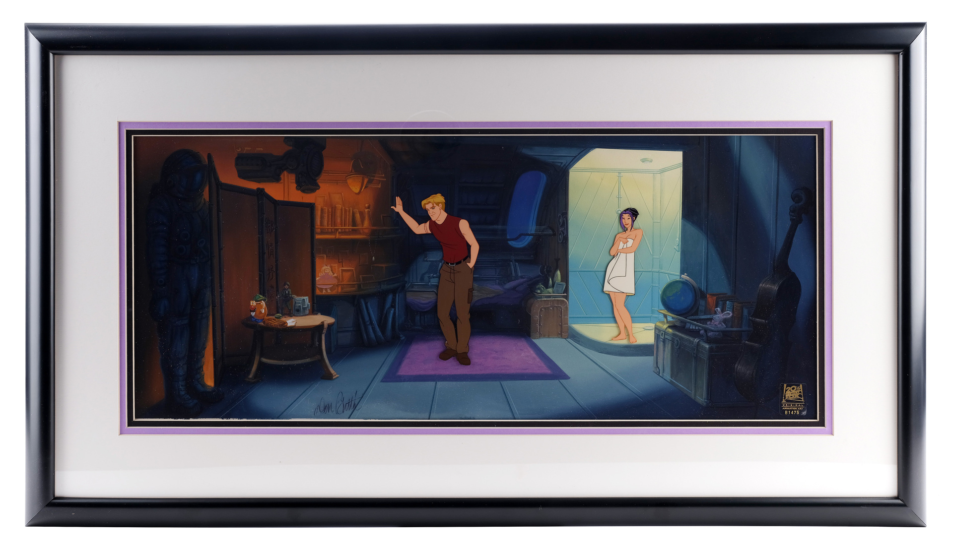 Lot # 1664: Titan A.E. (2000) - Don Bluth-Signed Framed Hand-Painted ...