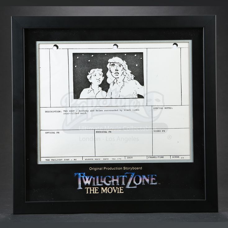 Original Production Storyboard Copy - Anthony and Helen | TWILIGHT ZONE ...
