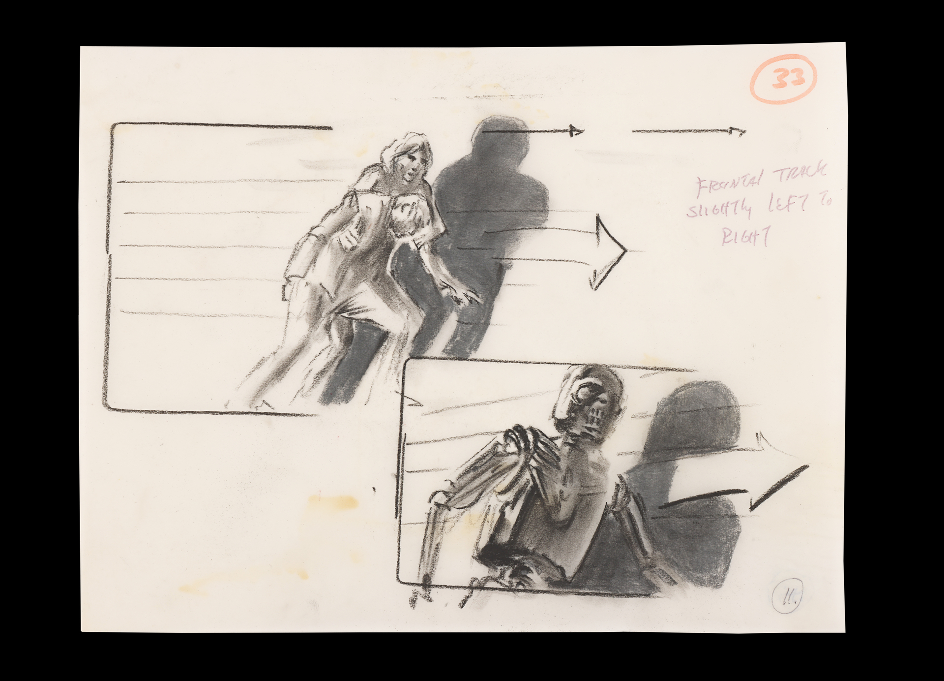 Lot # 1349: The Terminator (1984) - T-800 Chasing Sarah and Kyle Hand ...