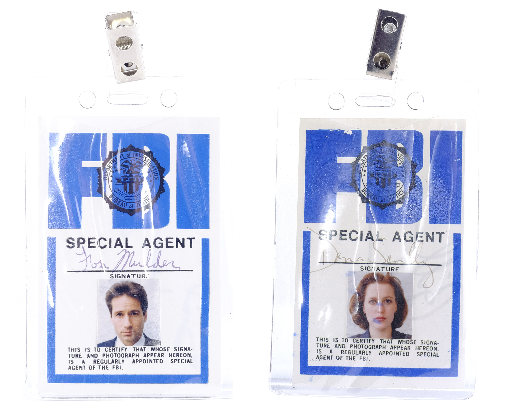 Lot # 475: The X-Files (T.V. Series, 1993 - 2002) - Fox Mulder (David ...