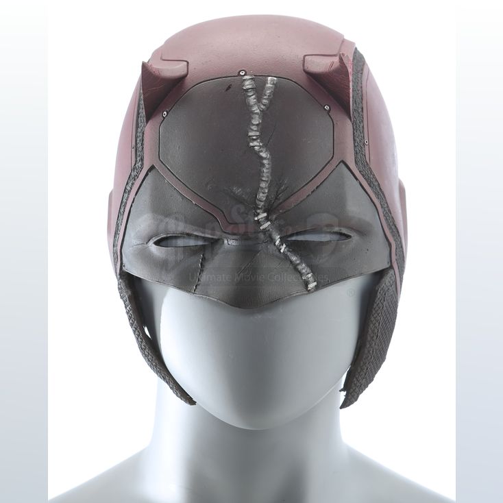 Matt Murdocks Stunt Repaired Red First Iteration Daredevil Cowl ...