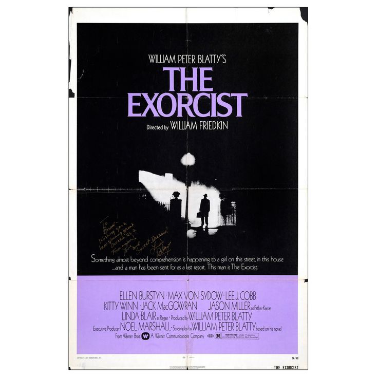 590. THE EXORCIST - Cast-Autographed One Sheet Cast-Autographed One ...