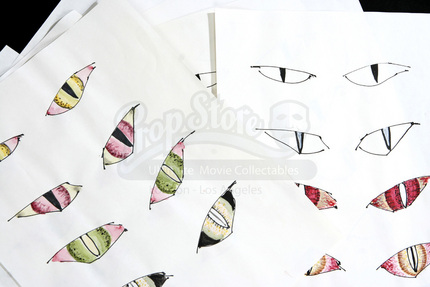 Concept Art of Gremlin Eyes | Prop Store - Ultimate Movie Collectables