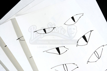 Concept Art of Gremlin Eyes | Prop Store - Ultimate Movie Collectables