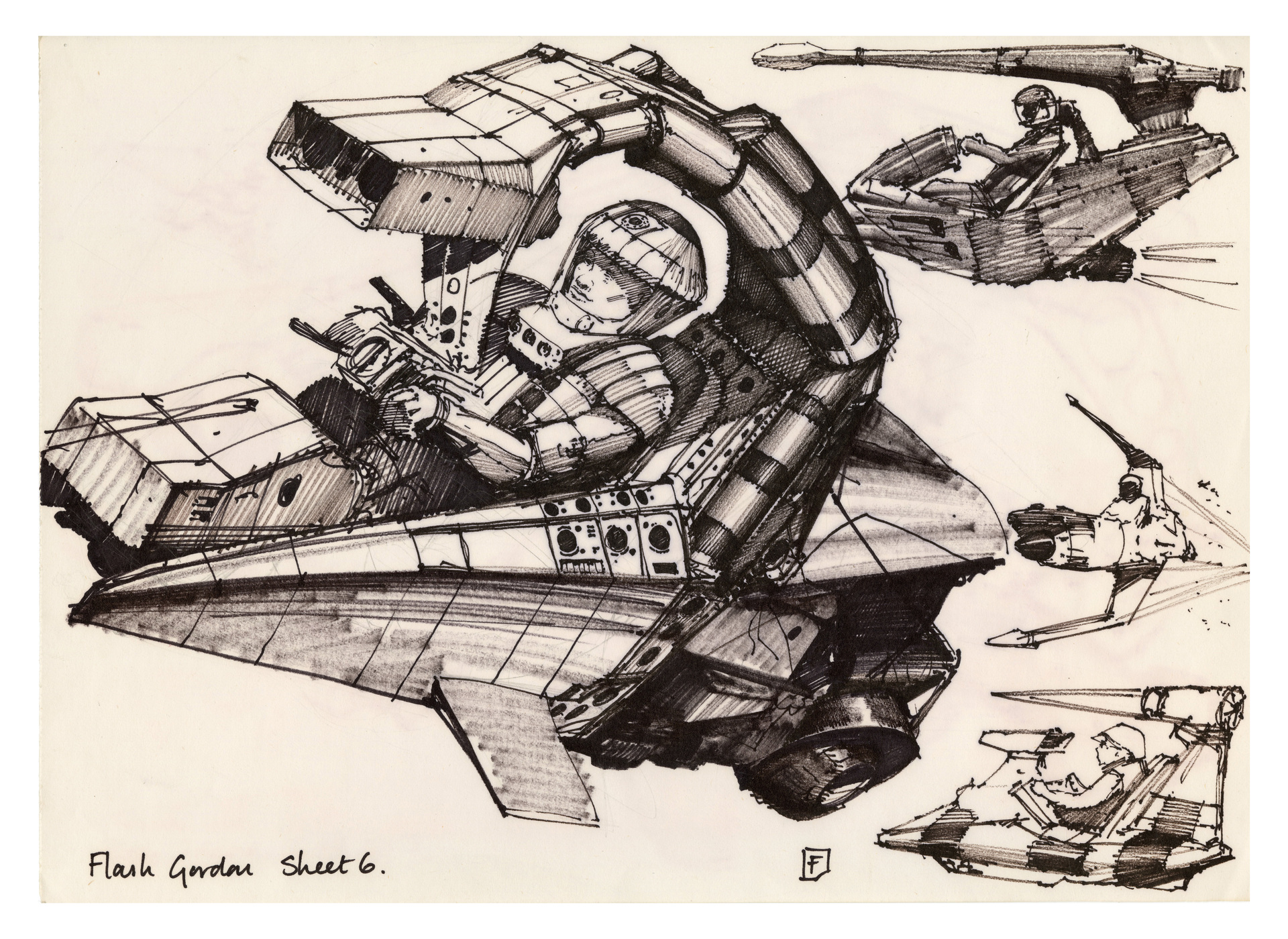 Lot # 1669: Flash Gordon (1980) - Charles Lippincott Collection: Hand ...