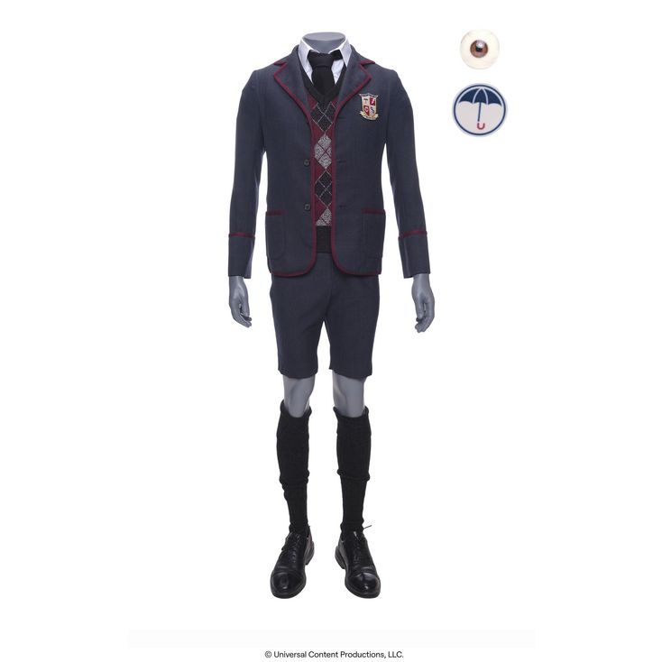 Number Fives (Aidan Gallagher) Introduction Umbrella Academy Uniform ...