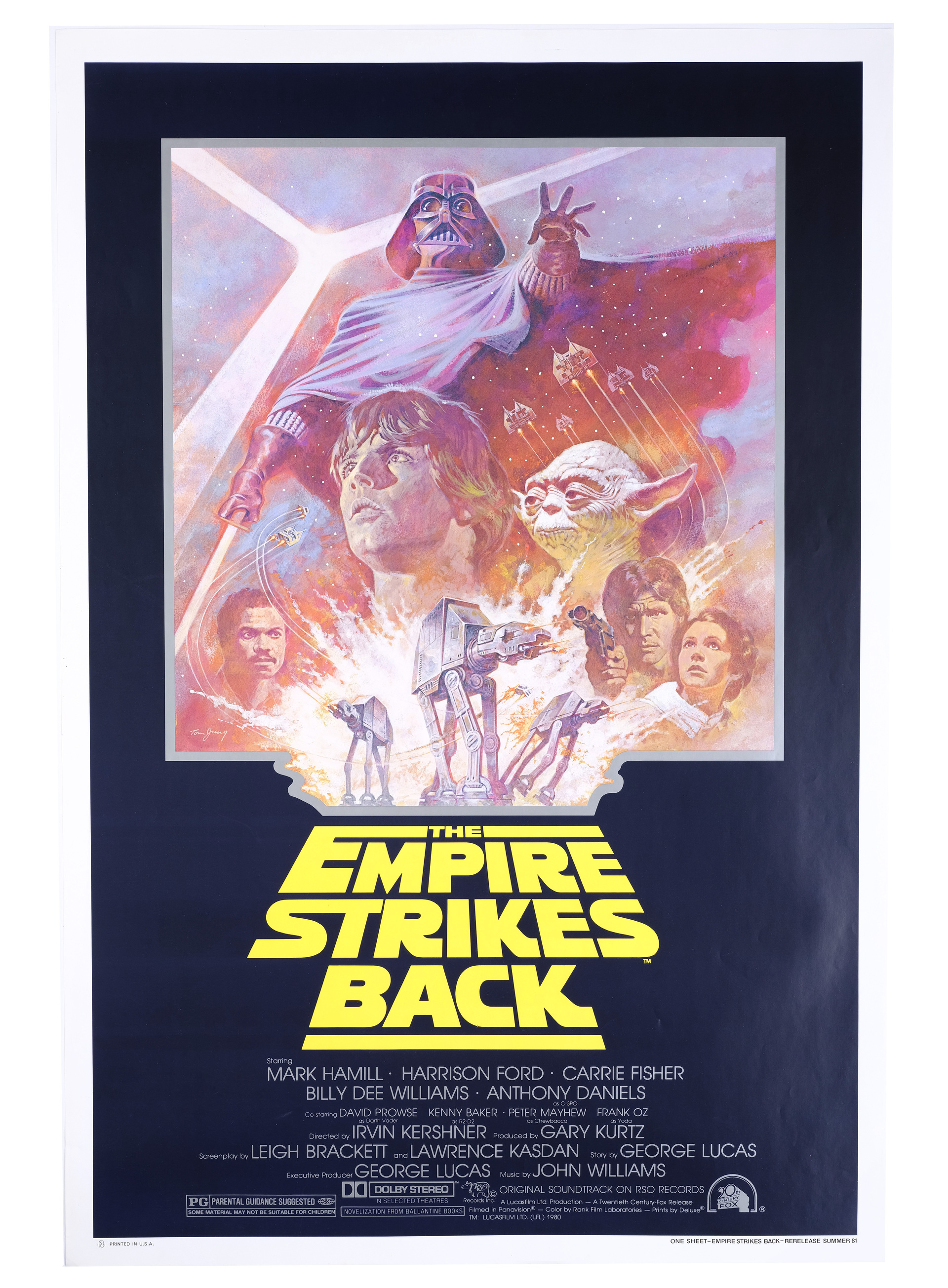 Lot # 1836: Star Wars: The Empire Strikes Back (1980) - Howard ...