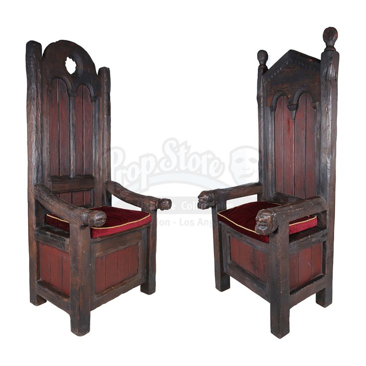 Screen-Matched King and Queen Baronial-Style Thrones | BRAVEHEART (1995)