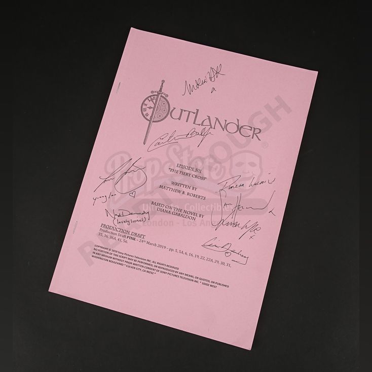 Maria Doyle Kennedys Cast Autographed Script - Episode 501 The Fiery ...
