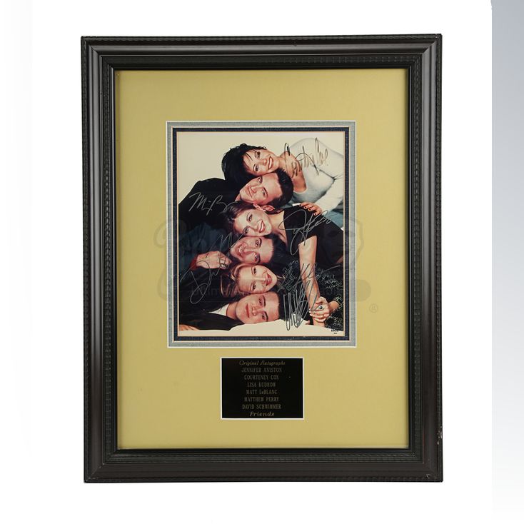 Framed Cast Signed Photo | FRIENDS (TV SERIES, 1994-2004)