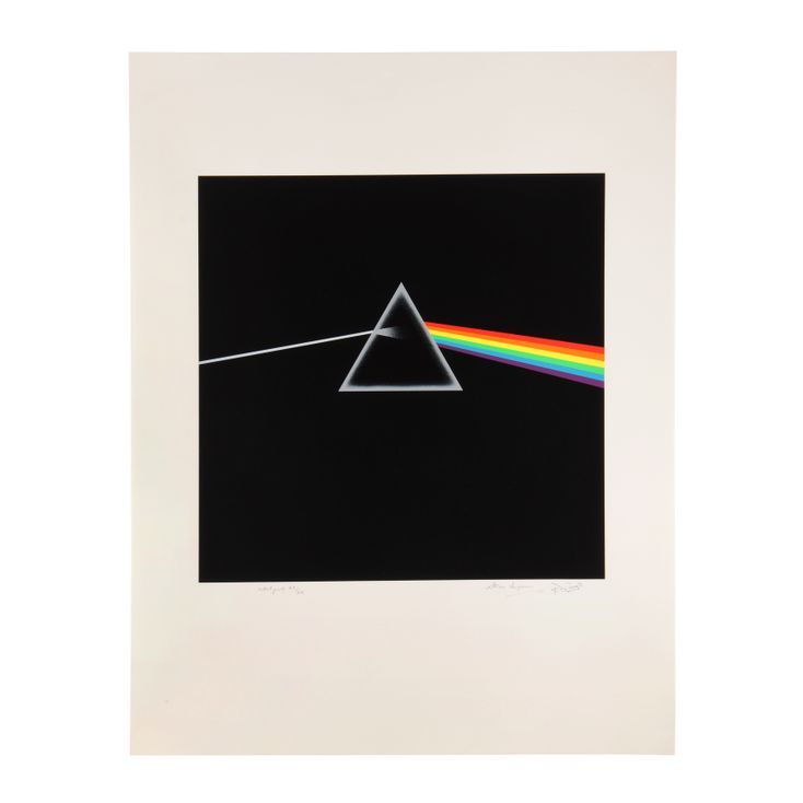 307. Artist's Proof The Dark Side of The Moon Album Cover Silkscreen Print Signed by Storm ...