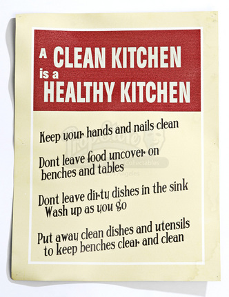Large Clean Kitchen Poster | Prop Store - Ultimate Movie Collectables