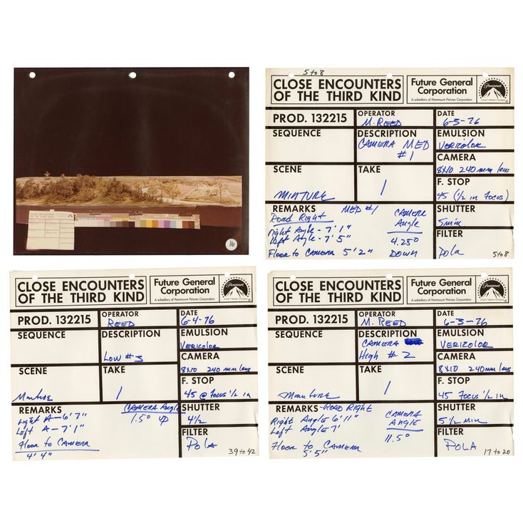 Lot # 992: CLOSE ENCOUNTERS OF THE THIRD KIND (1977) - Douglas Trumbull ...