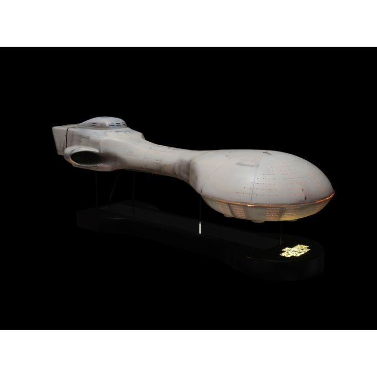 184. Light-Up Heart of Gold Spaceship Model Miniature with Light-Up ...