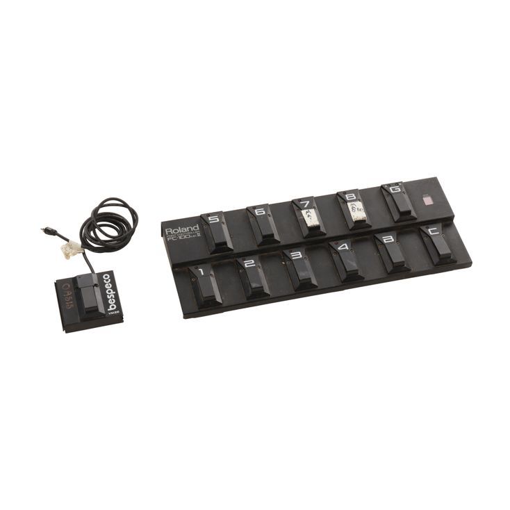 Lot 516. Roland FC-100 MKII Foot Controller and Bespeco OnOff Switch ...