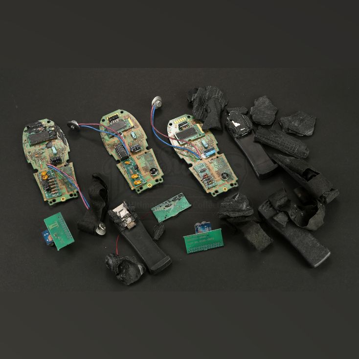 Skynets (Matt Smith) Lot of Three Crushed Two-Way Radios | TERMINATOR ...