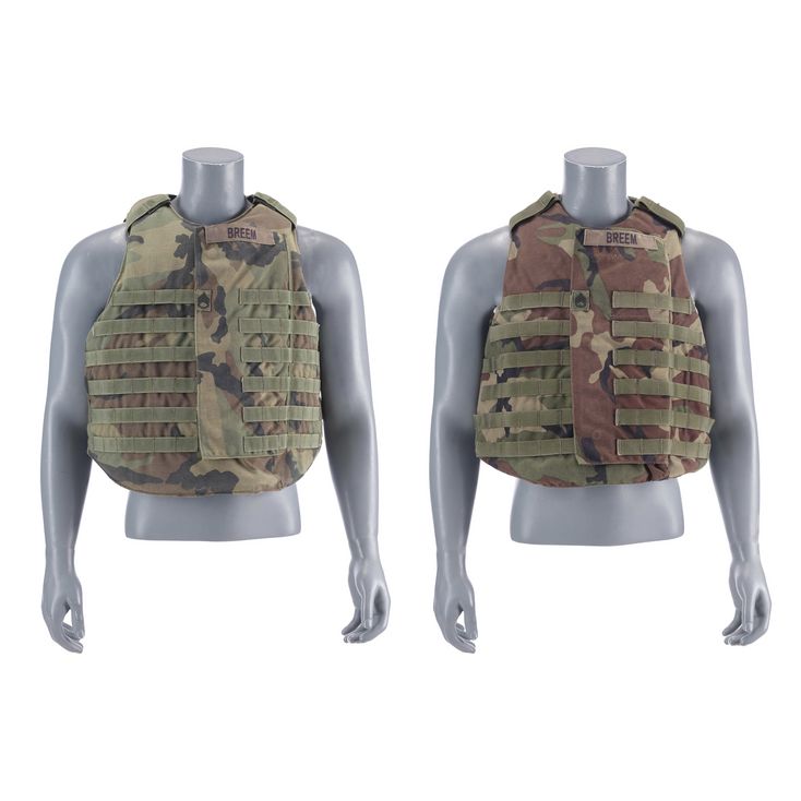 Lot # 1289: GREEN ZONE (2010) - Pair of Camouflage Tactical Vests