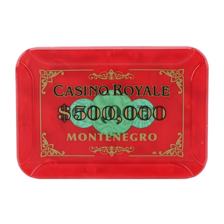 Lot #243 - JAMES BOND: CASINO ROYALE (2006) - $500,000 Casino Plaque