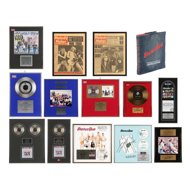 Lot # 803: STATUS QUO - Nordoff and Robbins Collection: Status Quo The ...