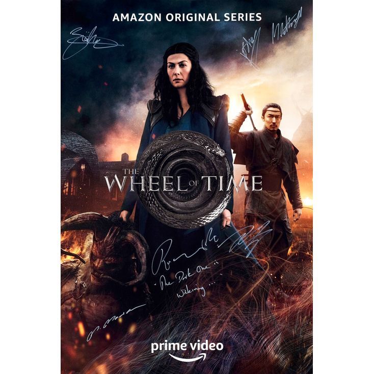 459. THE WHEEL OF TIME - Key Cast-Autographed One Sheet Key Cast ...