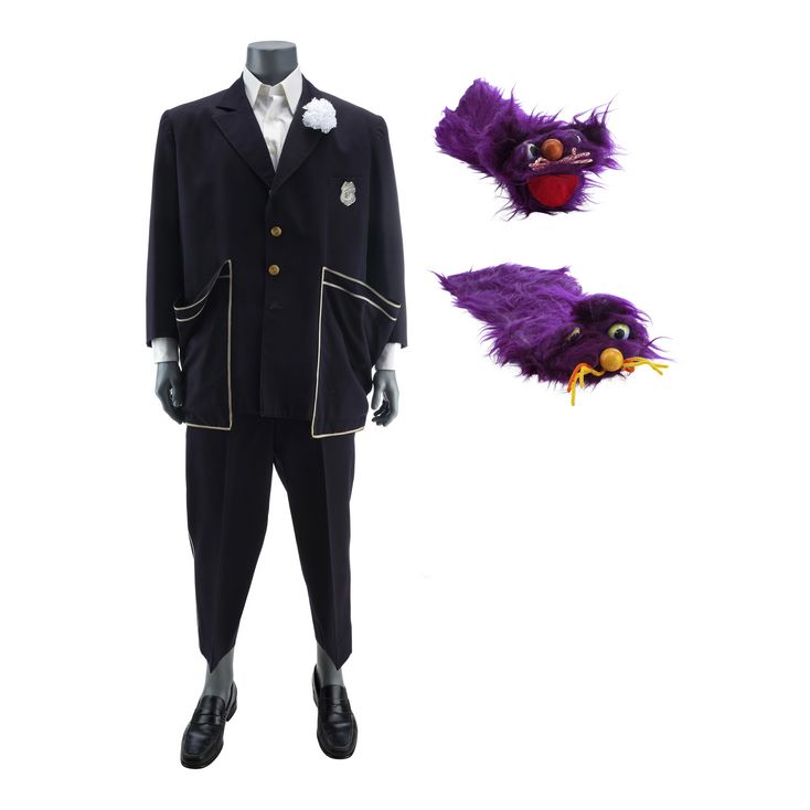 80. Captain Kangaroos (Bob Keeshan) Blue Costume and Purple Creature ...