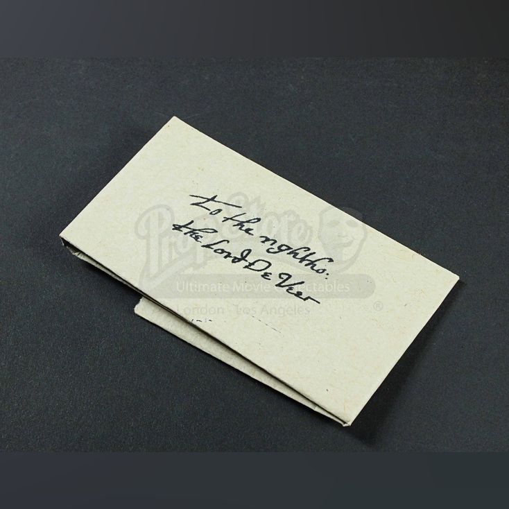 Lord Vere (Corin Redgrave) Letter | TO KILL A KING (2003)