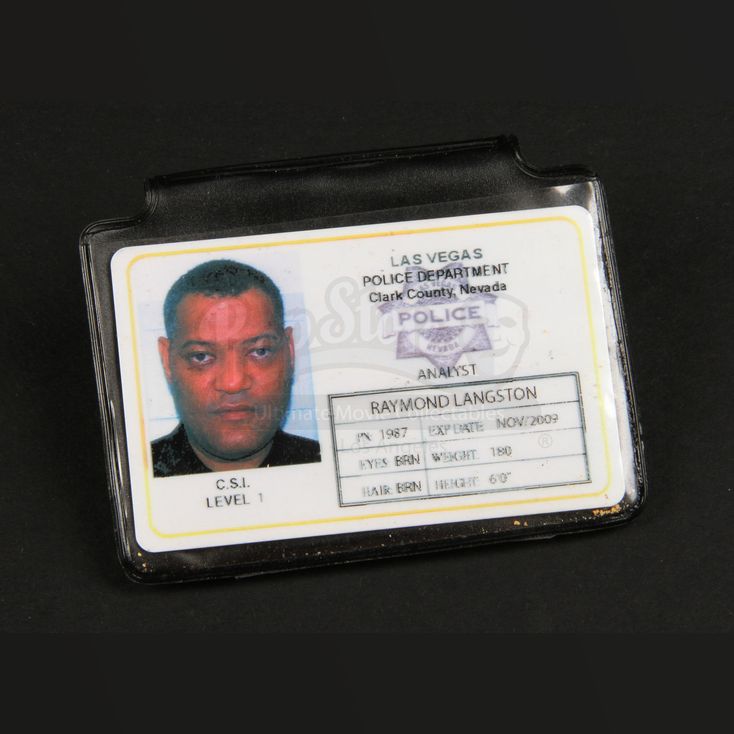 Raymond Langston (Laurence Fishburne) ID | CSI: CRIME SCENE ...