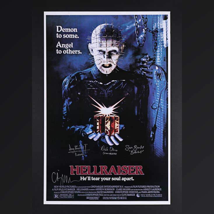 Lot 149 - Collectible Poster Live Auction - Clive Barker, Doug Bradley ...