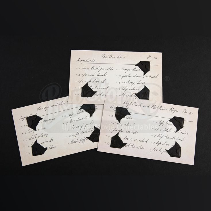 Hannibal Lecters (Mads Mikkelsen) Recipe Cards | HANNIBAL (2013-2015)