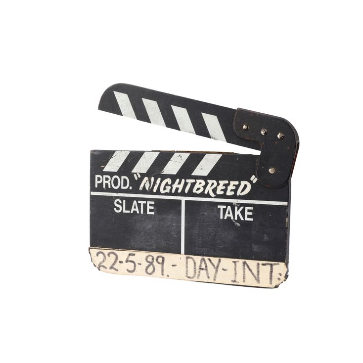 Lot 299. Clapperboard | NIGHTBREED (1990)