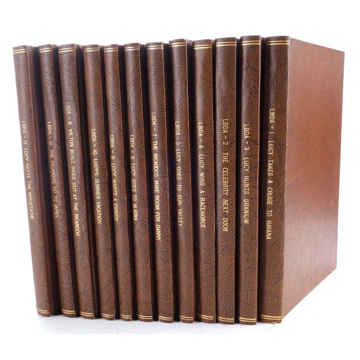 Lot 88 - Bob Carroll, Jr. Collection Set of 12 Bound Script Books ...