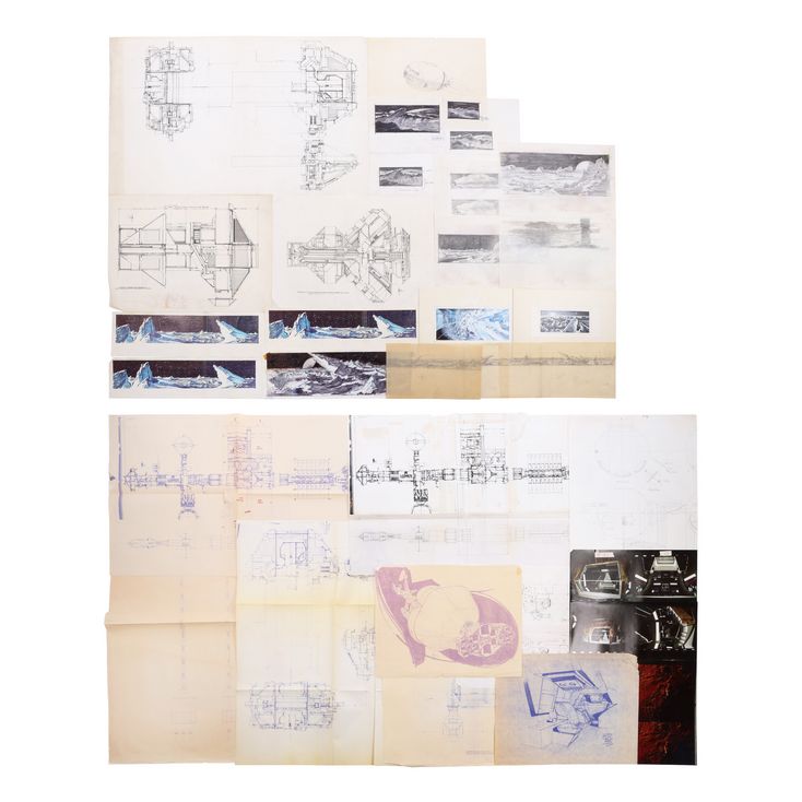 Collection of Hand-Drawn Concept Art and Blueprints | 2010: THE YEAR WE ...