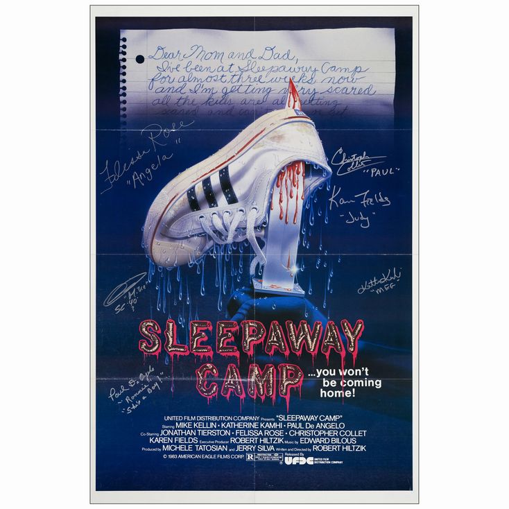 348. SLEEPAWAY CAMP (1983) One Sheet (27 x 41) Signed by Felissa Rose ...