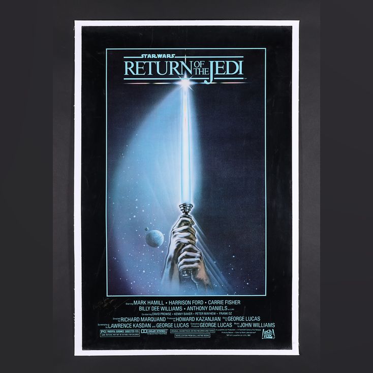 Lot 510 - Online Poster Auction - George Lucas Autographed and ...