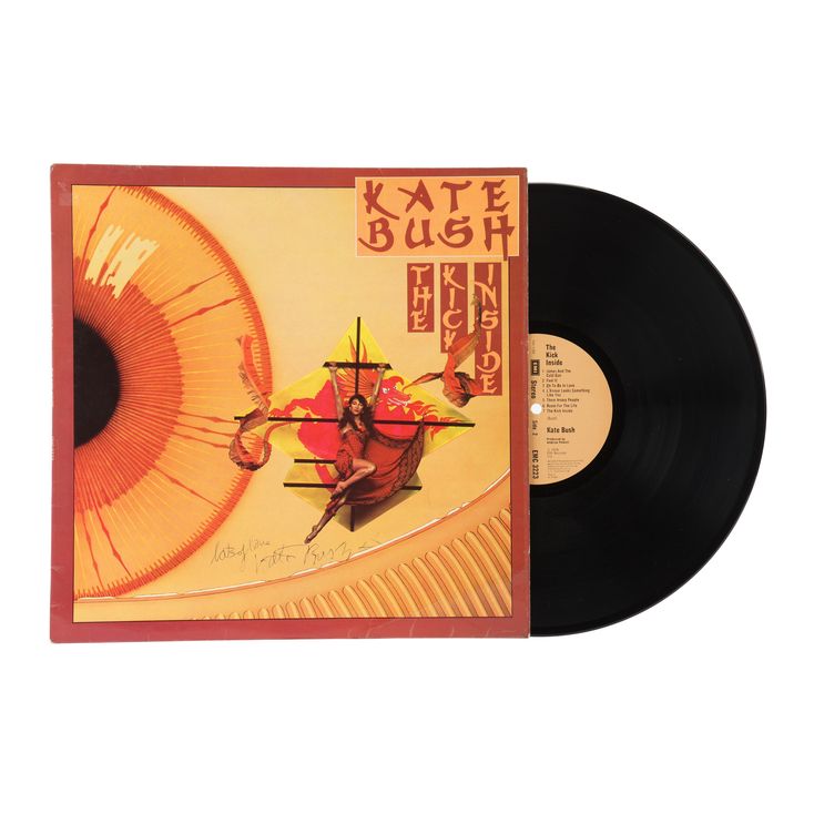 Lot # 575: KATE BUSH - Autographed The Kick Inside Album