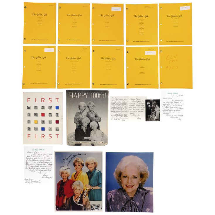 Lot #842 - THE GOLDEN GIRLS (1985-1992) - Rich Weaver Collection: Betty ...