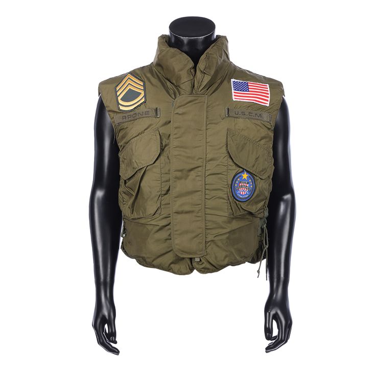 Lot 649 - Harry Harris Collection Sgt. Apones (Al Matthews) Flak Jacket ...